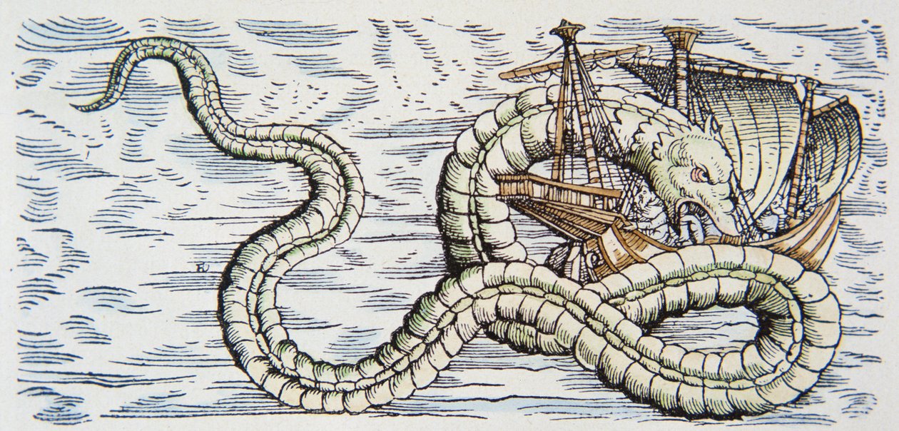 Dessin De Serpent De Mer Le Serpent De Mer D'or, Hans Egidius, Monstre