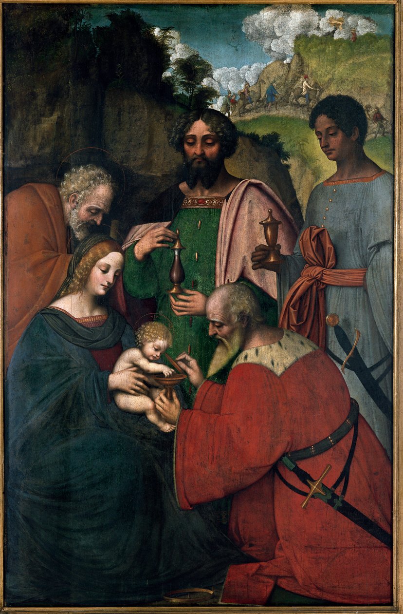 Adoration des Mages | Giovanni Agostino da Lodi