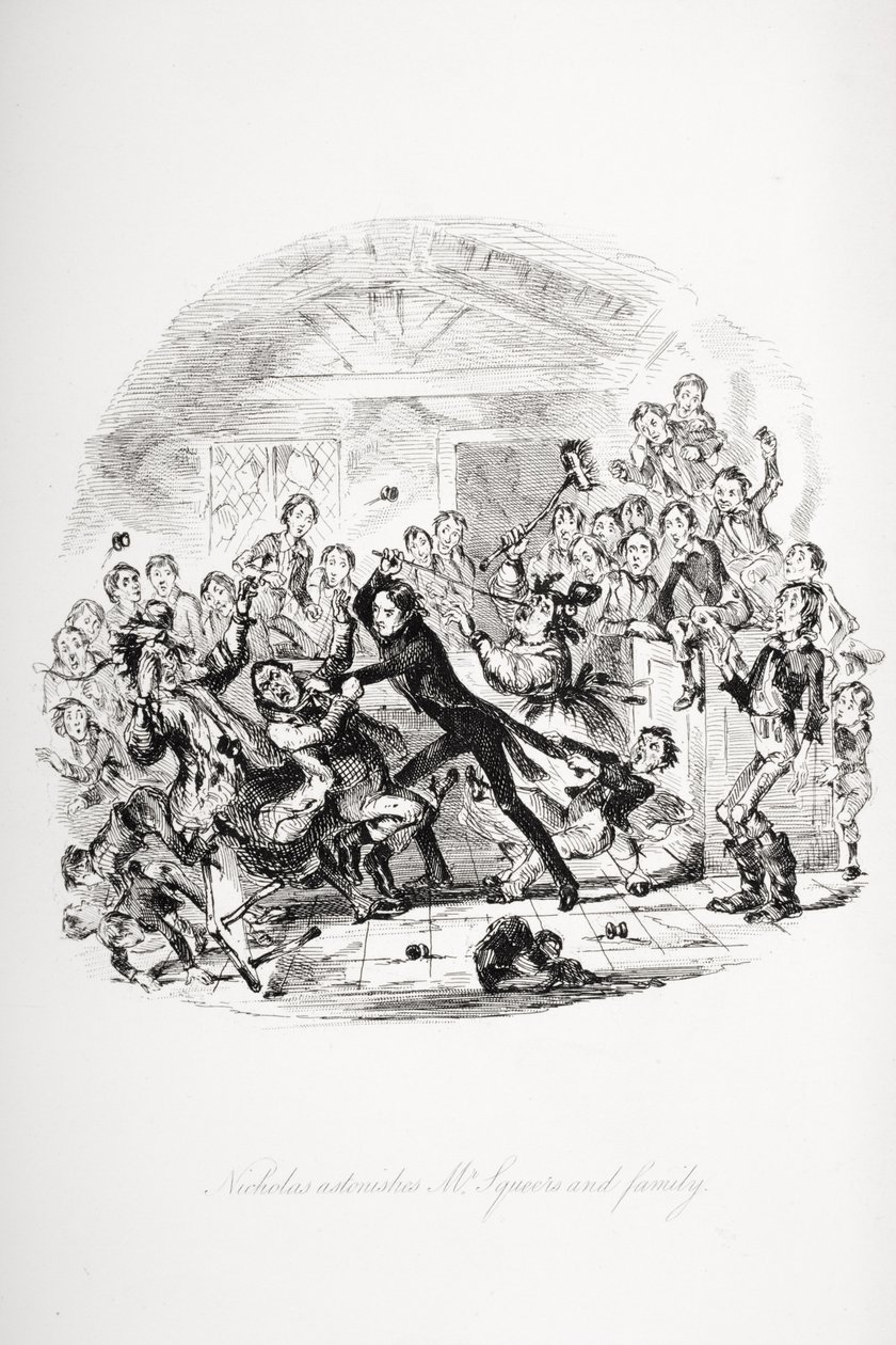 Illustration pour Nicholas Nickleby de Charles Dickens