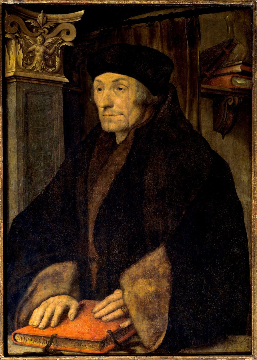 Portrait d'Érasme de Rotterdam | Estampe d'art
