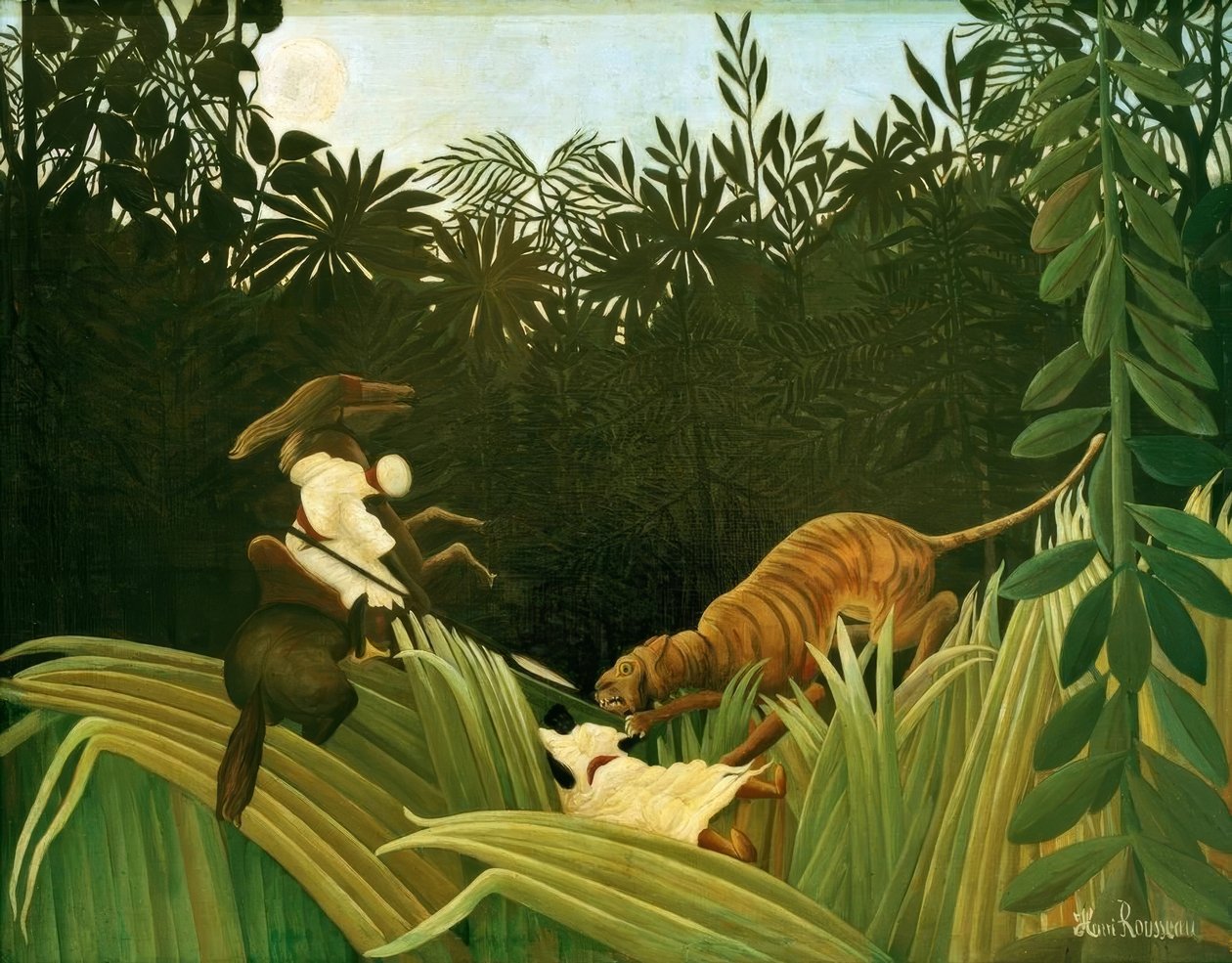 Peinture De Henri Rousseau Tigre