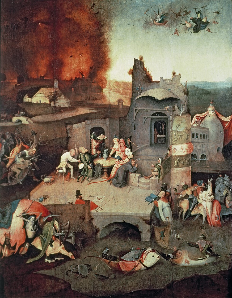La Tentation de Saint Antoine, vers 1500 | Hieronymus Bosch