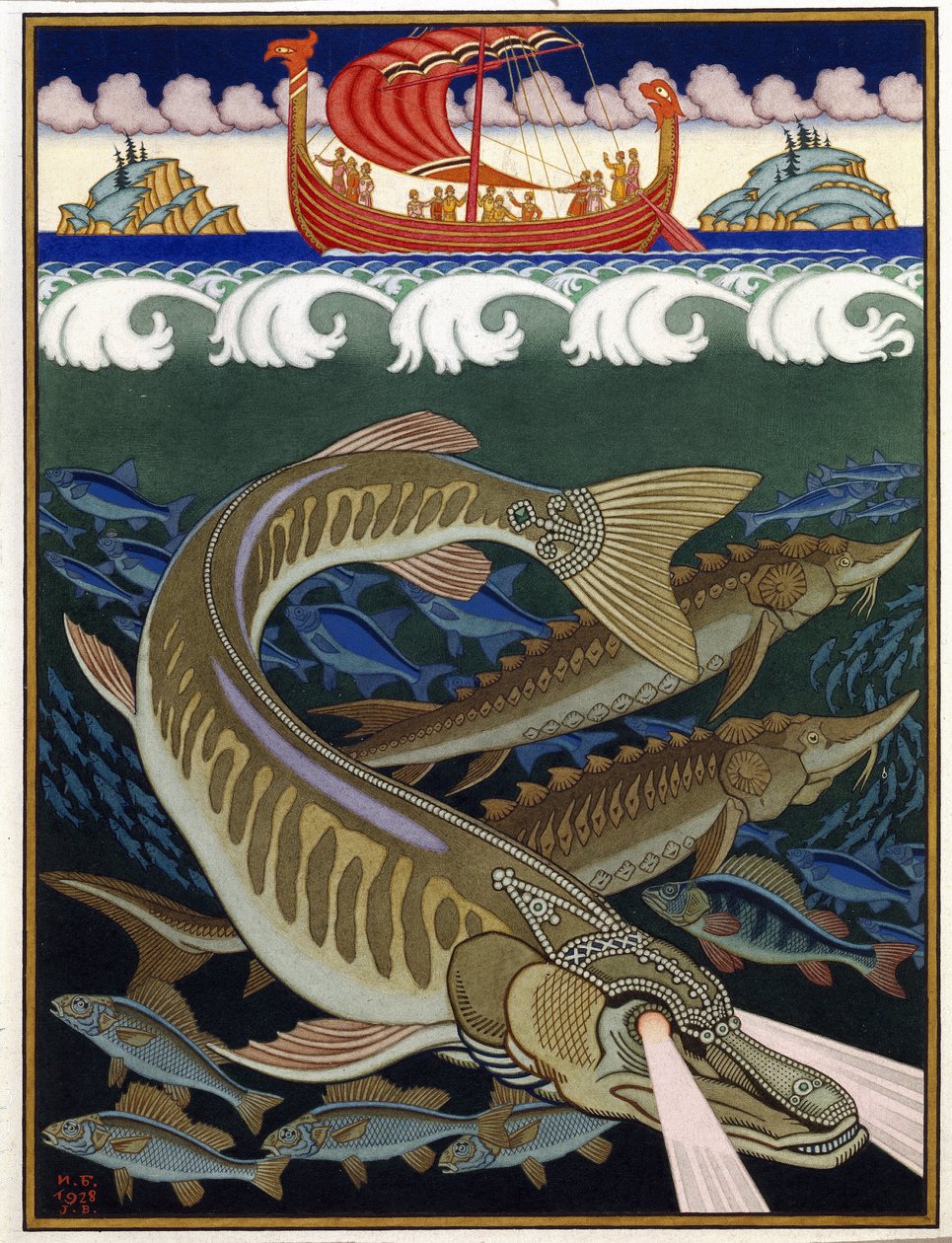 L'empire de la mer | Ivan Yakovlevich Bilibin