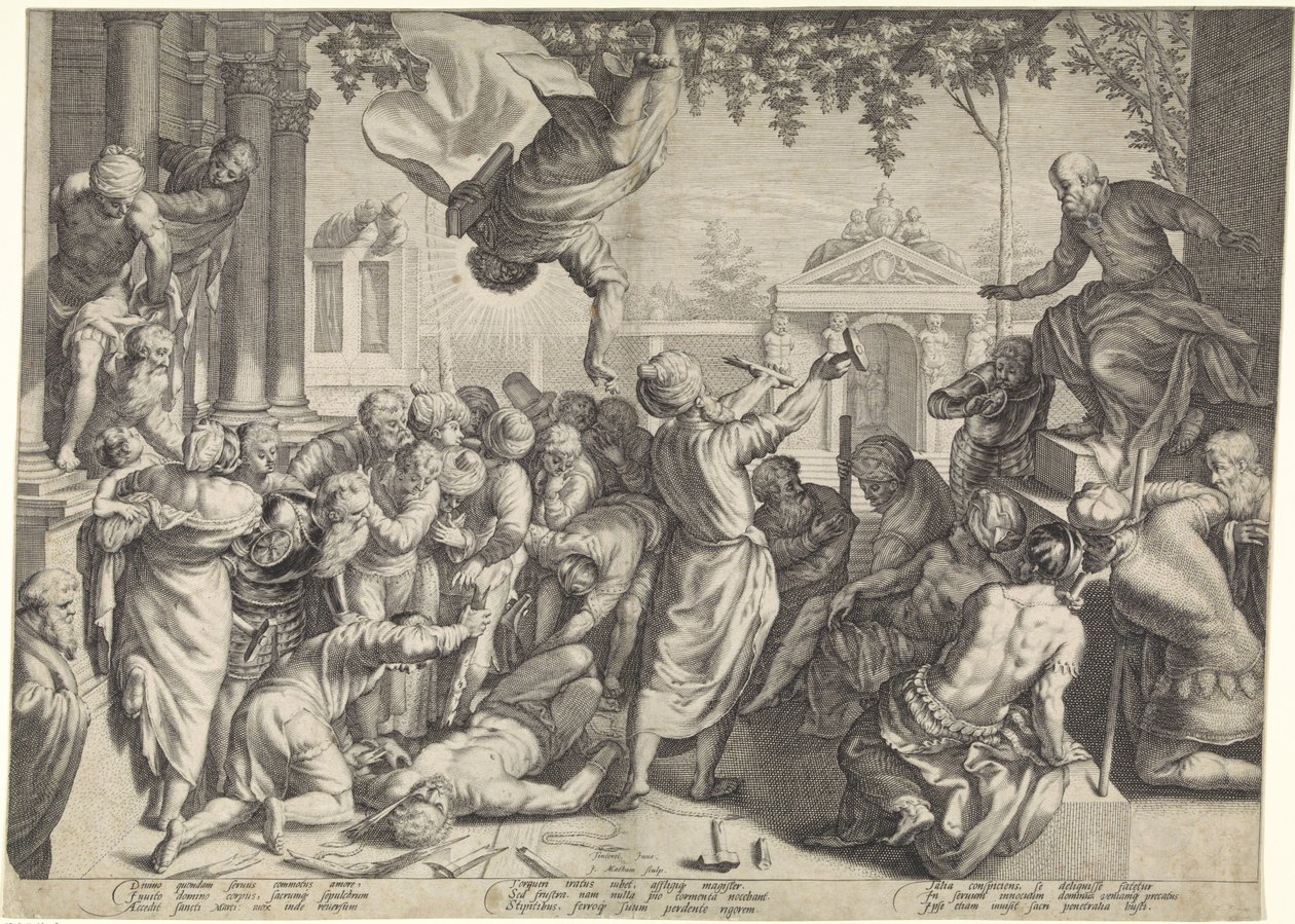 Marc sauve un esclave de sa torture | Jacob Matham