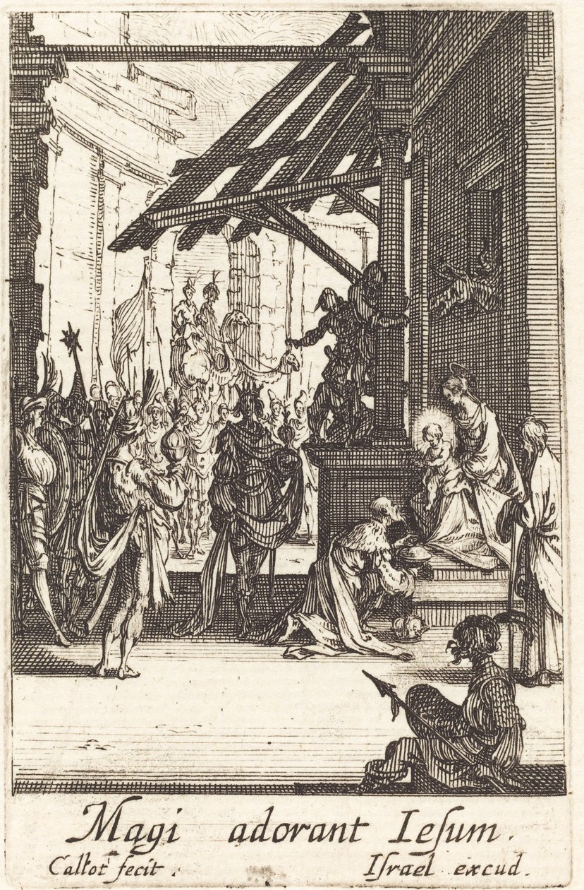 L'Adoration des mages | Jacques Callot | Estampe d'art
