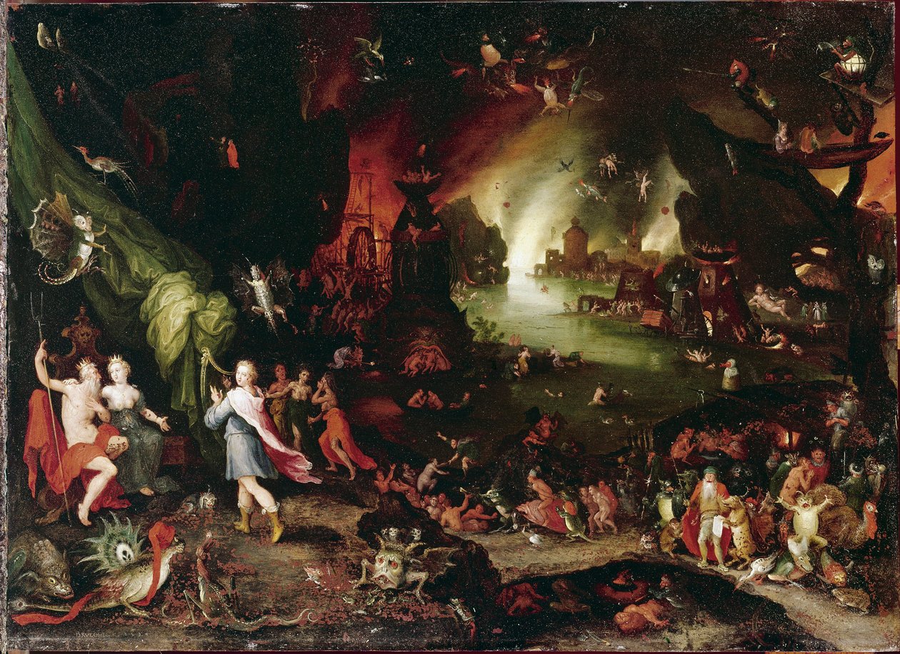 Orphée aux Enfers | Jan the Elder Brueghel | Estampe d'art