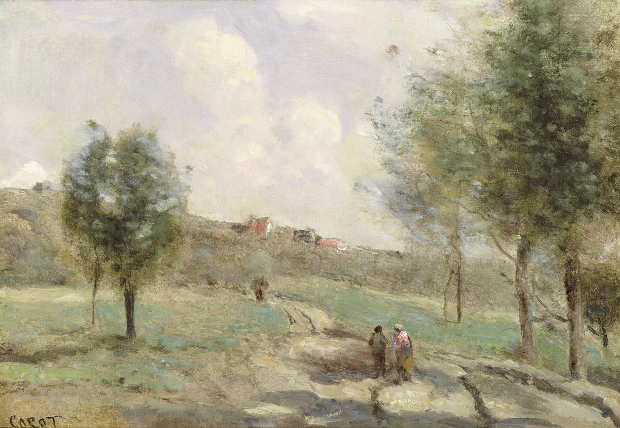 Coubron : Chemin montant | Jean Baptiste Camille Corot