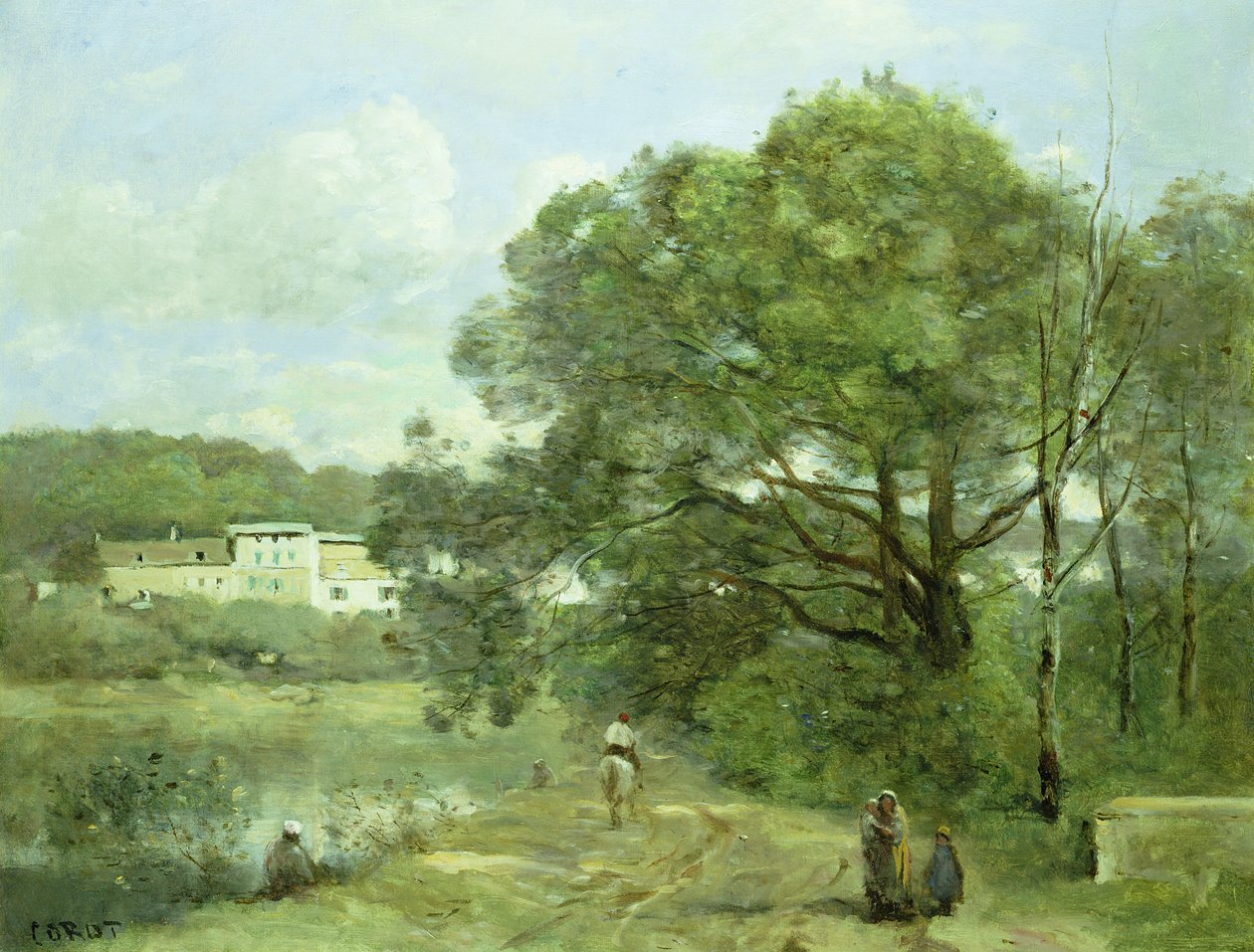 Ville d'Avray | Jean Baptiste Camille Corot | Estampe d'art