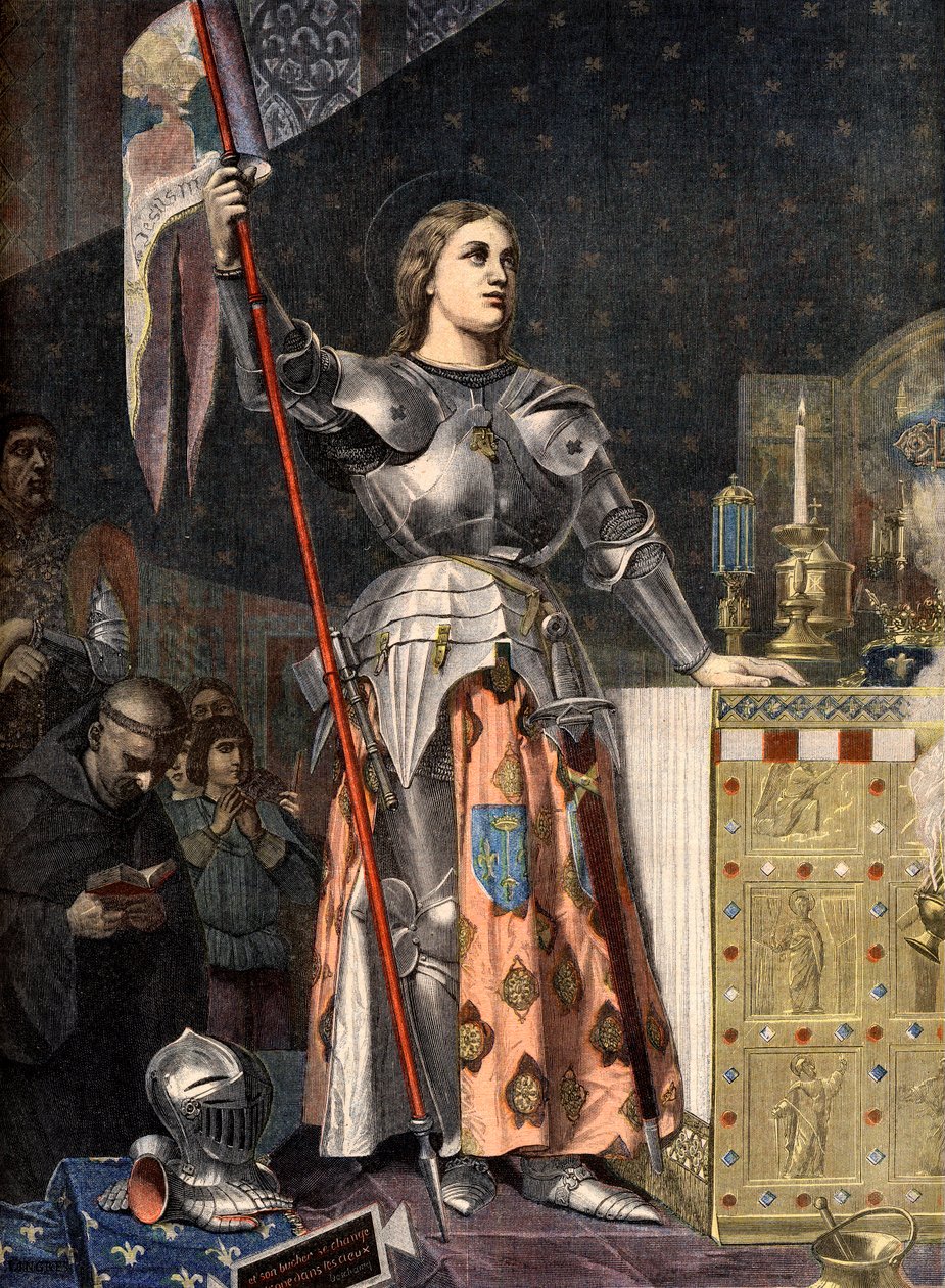 Jeanne D39arc Peinture De Sainte Jeanne D39arc Par Ingres Jean Auguste
