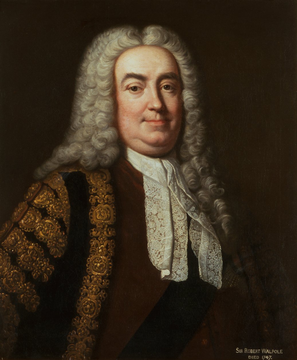 Portrait de Sir Robert Walpole, vers 1740 | Estampe d'art