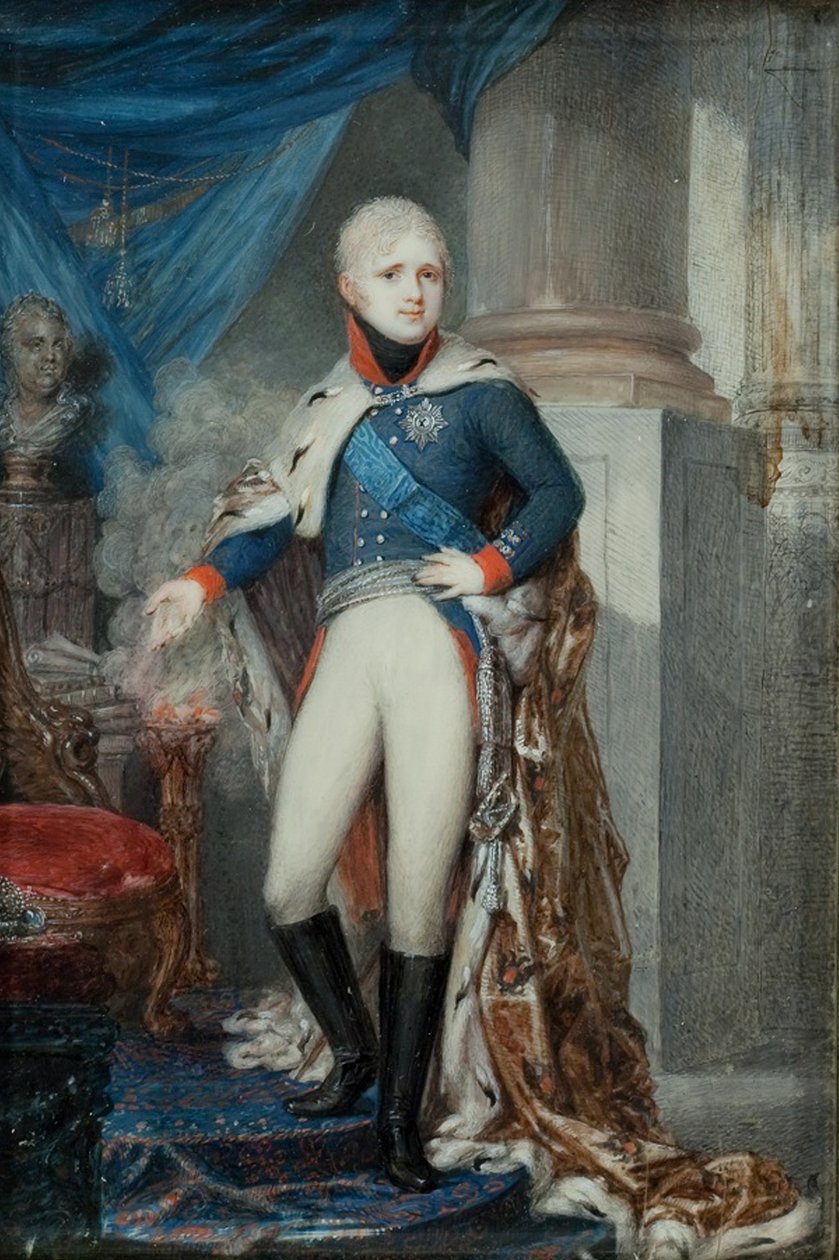Portrait de l'empereur Alexandre Ier 1777-1825, début des années 1800