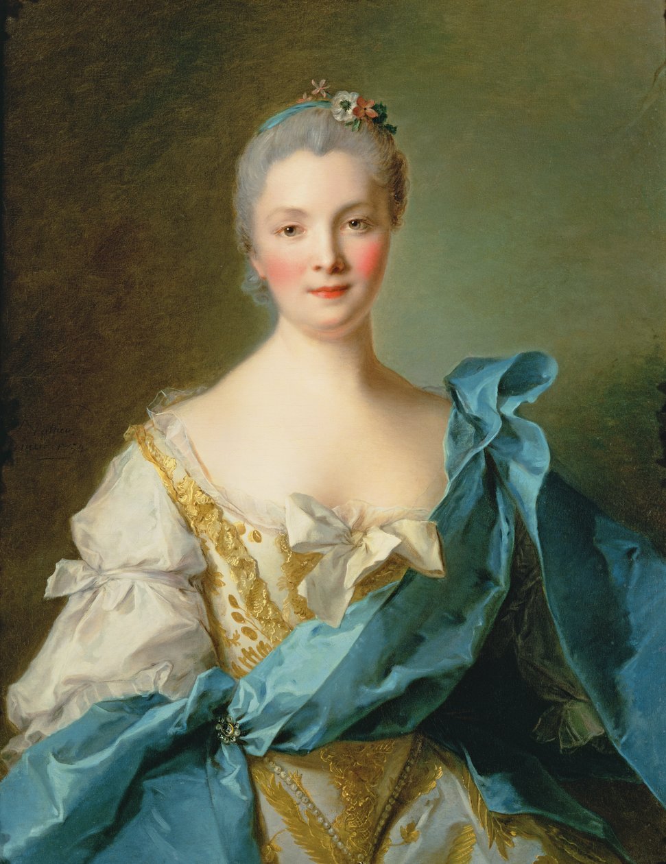 Madame de la Porte | Jean-Marc Nattier | Estampe d'art