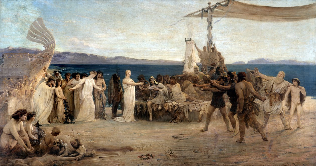 Fondation de Marseille en 600 av. J.-C. - Les Noces de Protis et Gyptis