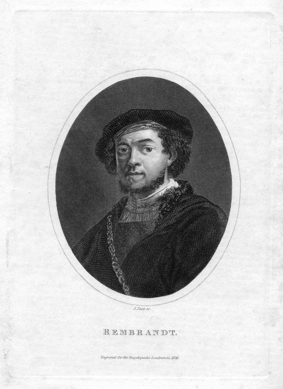 Rembrandt van Rijn (par Pass) | John Pass | Estampe d'art