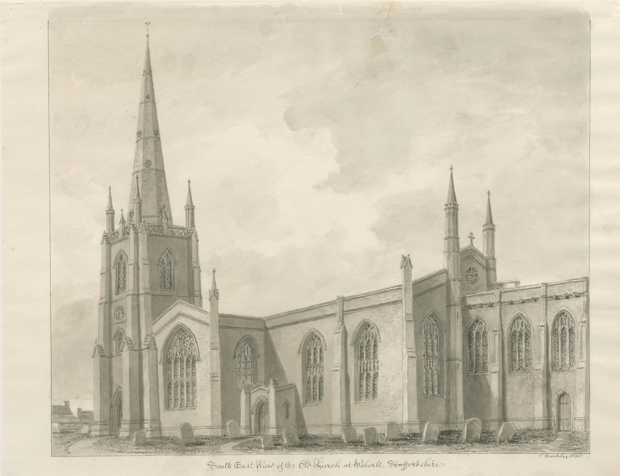 Église de Walsall ['Ancienne'] | John Buckler