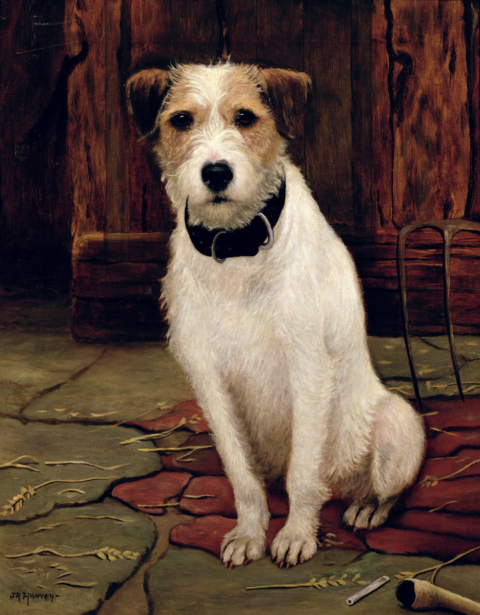 Portrait de Terrier | John Rabone Harvey | Estampe d'art