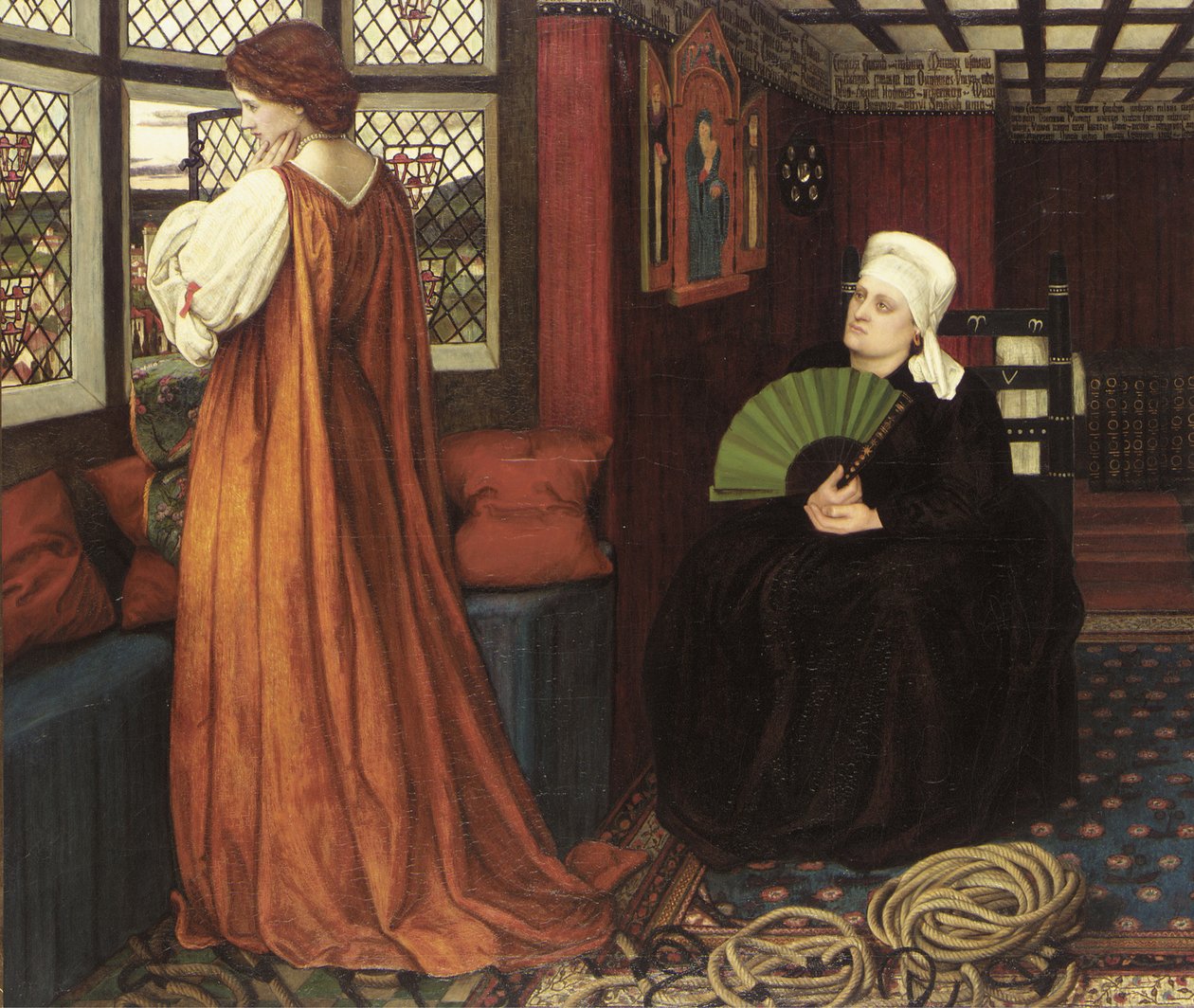 Tableaux préraphaélites : Juliette et sa nourrice par Stanhope (Spencer ...