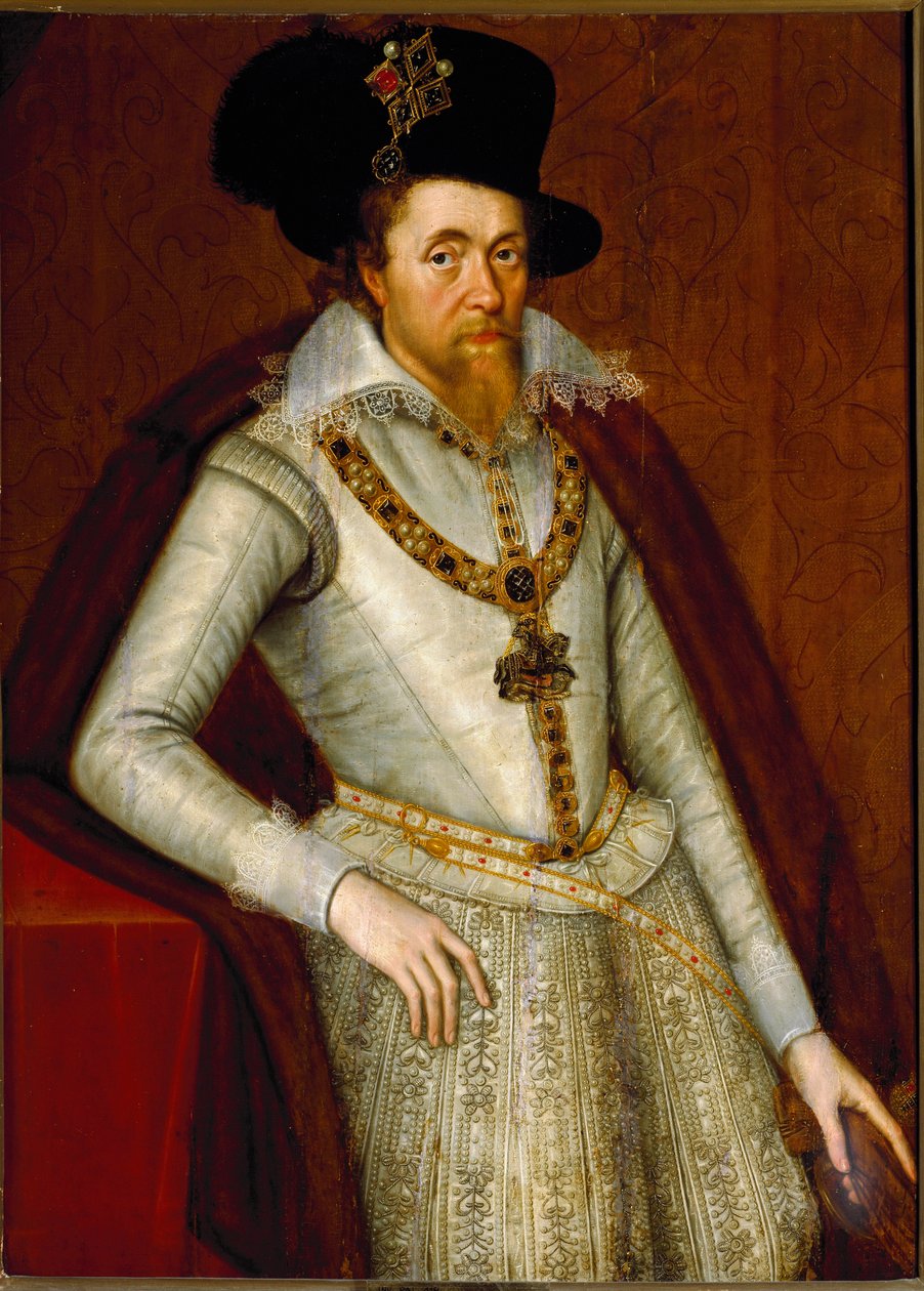 Portrait de Jacques Ier d'Angleterre et VI d'Écosse, Chevaliers de l ...