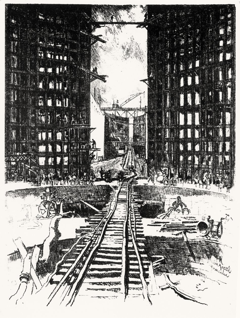 Les Portes de Pedro Miguel, planche XIX de Le Canal de Panama par ...
