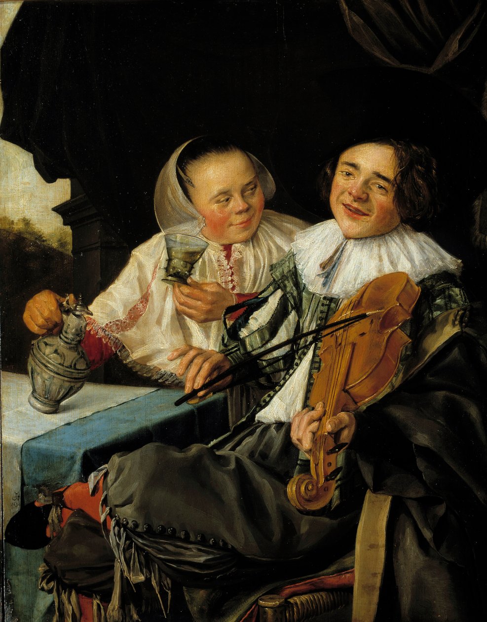 La joyeuse compagnie | Judith Leyster | Estampe d'art