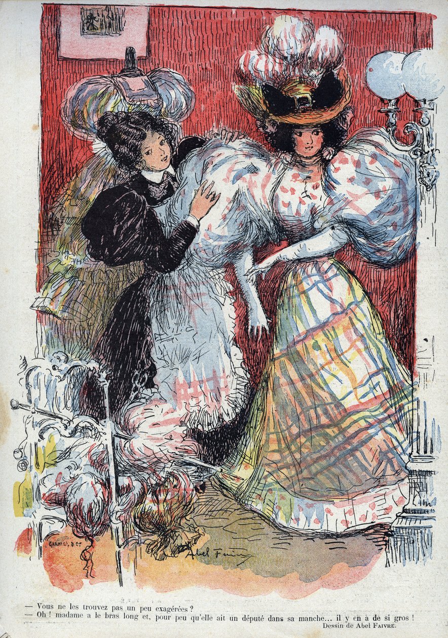 Ne pensez-vous pas qu'elles sont un peu exagérées ? Dessin humoristique ...