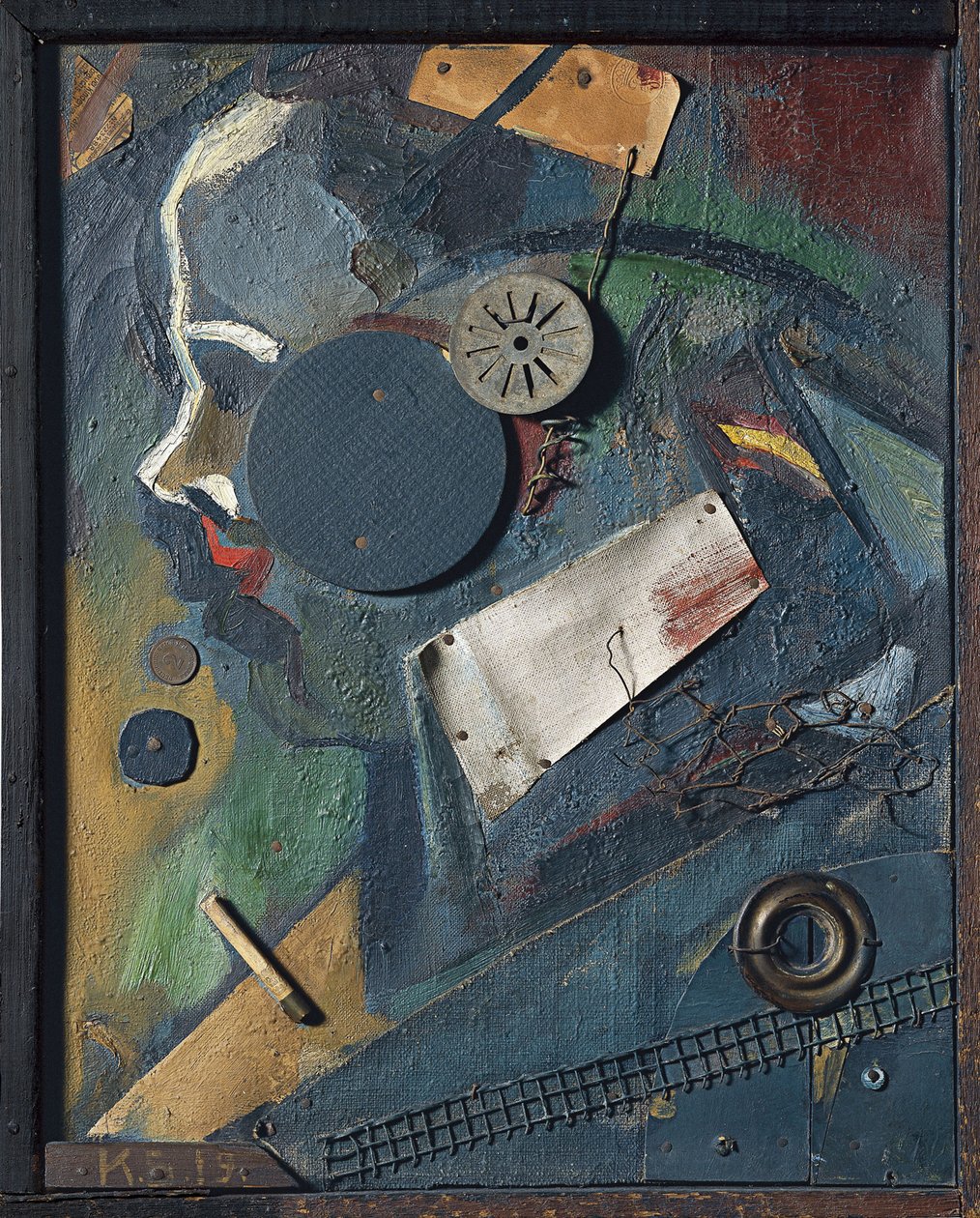 Merzbild 1A Le Psychiatre | Kurt Schwitters | Estampe d'art