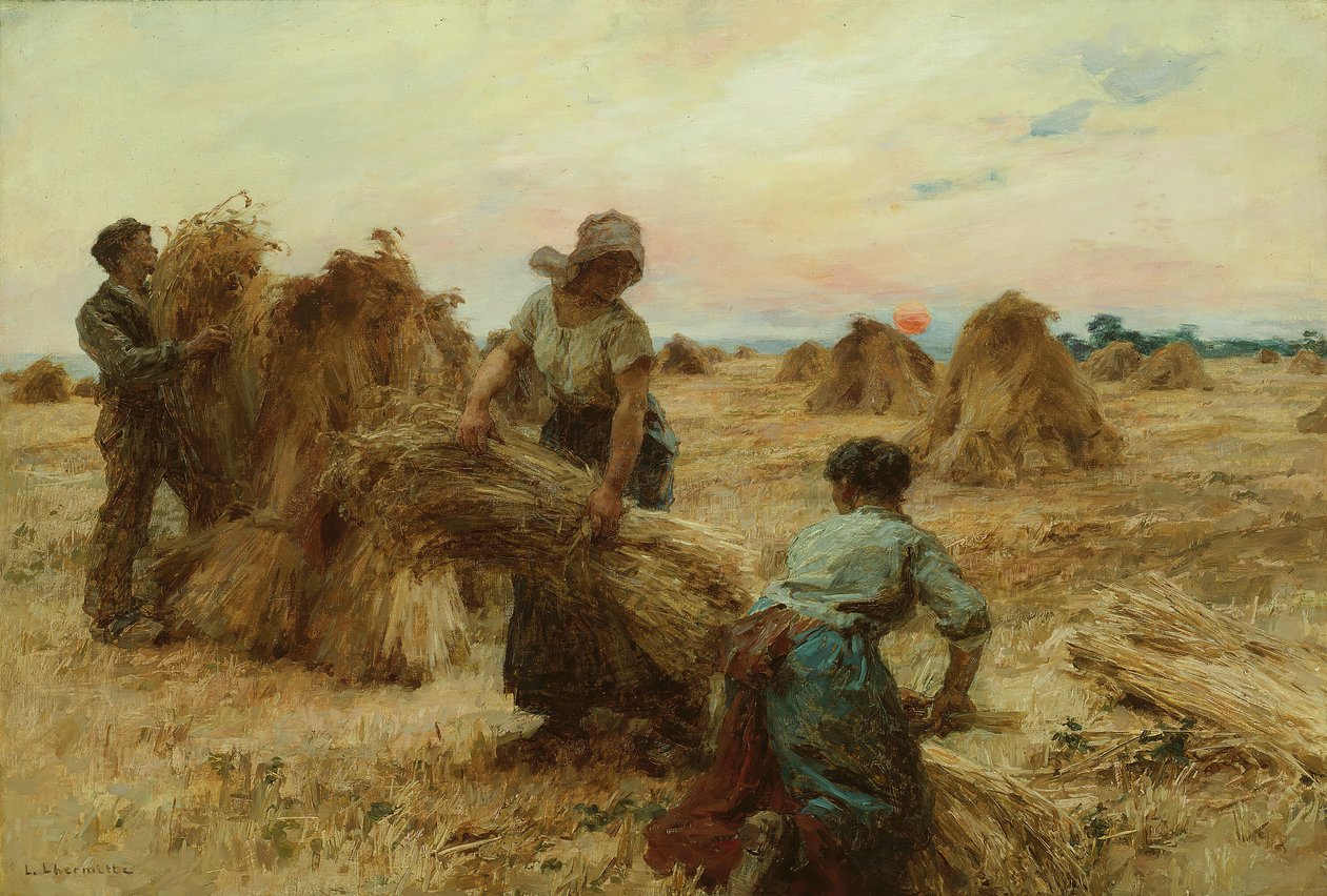 Les Moissonneurs, 1888-1889 | Leon-Augustin Lhermitte