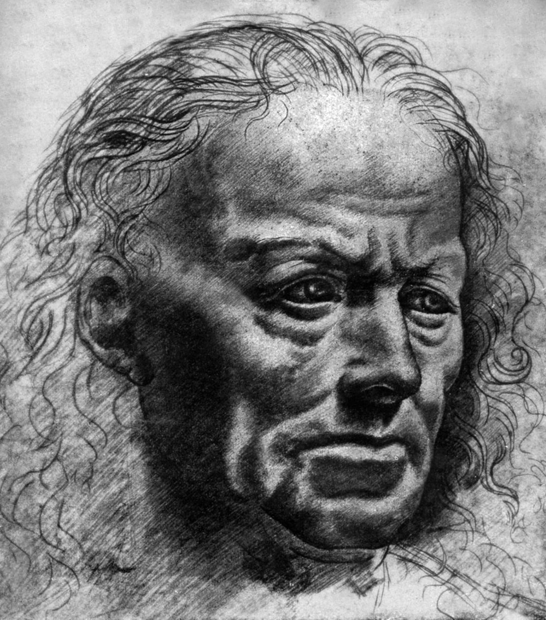 Étude d'expression | Leonardo da Vinci | Estampe d'art