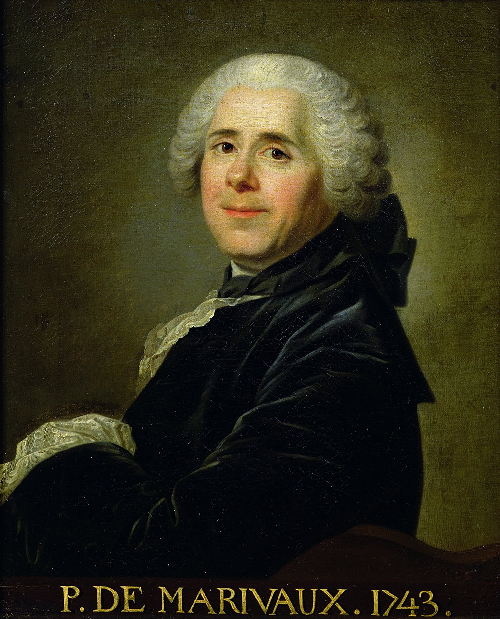 Portrait de Pierre Carlet de Chamblain de Marivaux (1688-1763) 1743