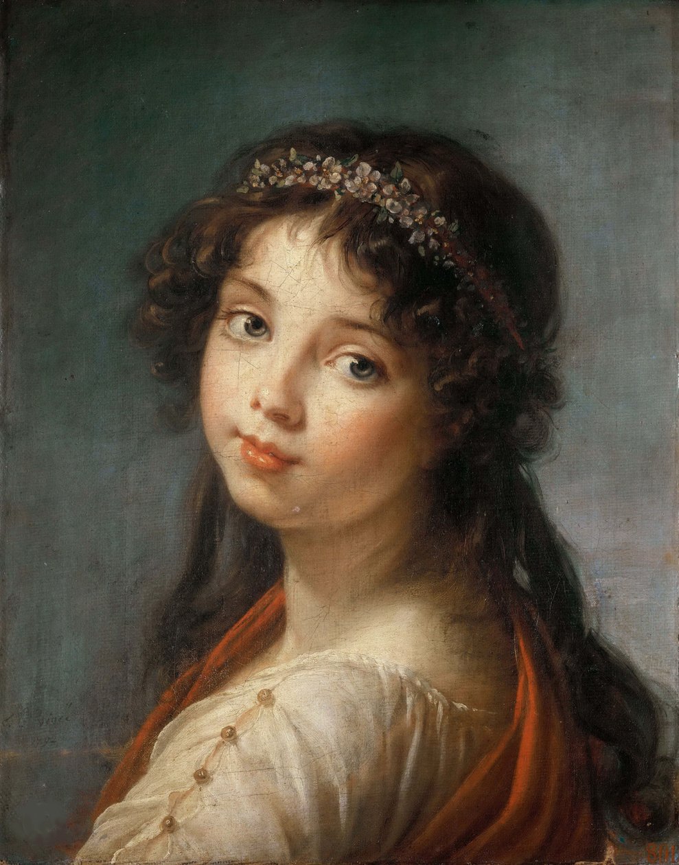 Portrait de la fille de l'artiste Jeanne-Lucie-Louise, dite Julie