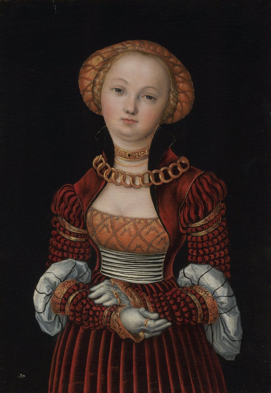 Portrait de femme | Lucas Cranach the Elder | Estampe d'art