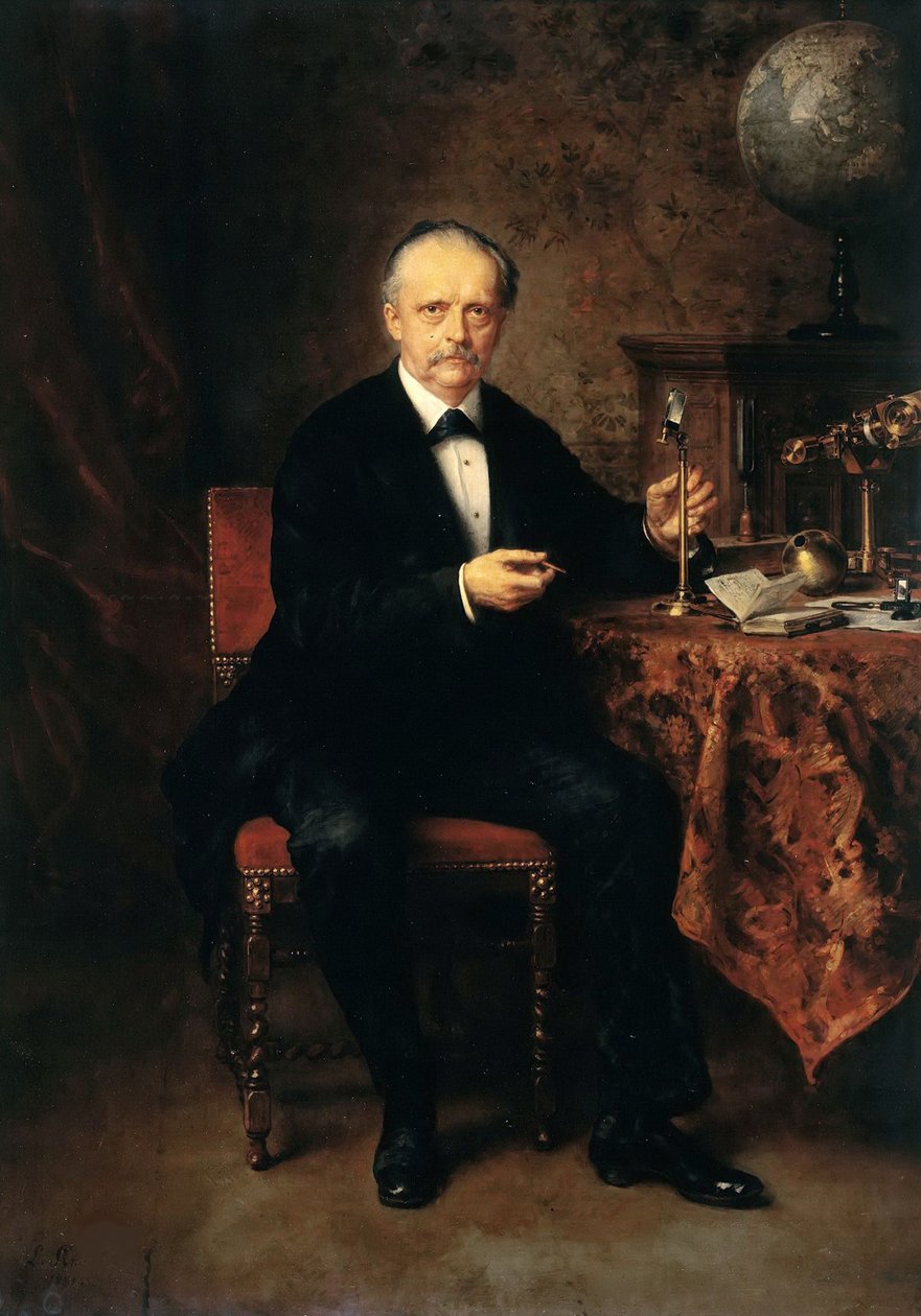Portrait de Hermann Ludwig Ferdinand von Helmholtz 1821-1894, 1881