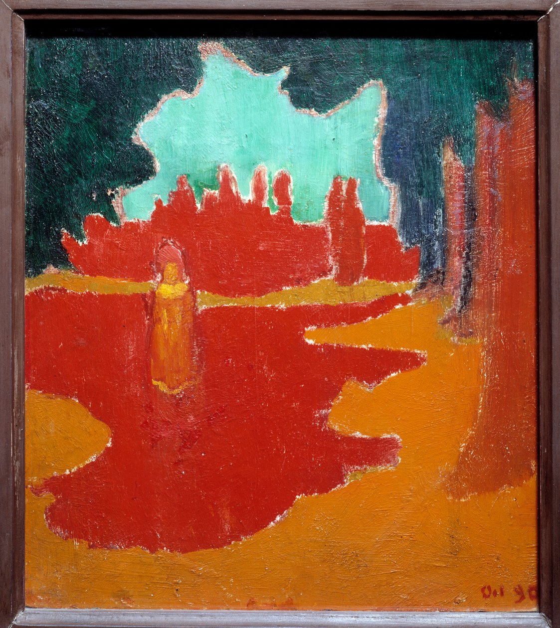 Taches de soleil sur la terrasse. Peinture par Maurice Denis