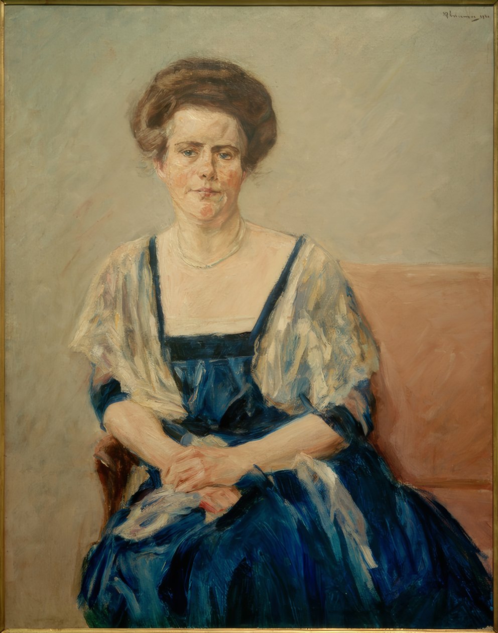 Portrait de Maria Newman | Max Liebermann | Estampe d'art