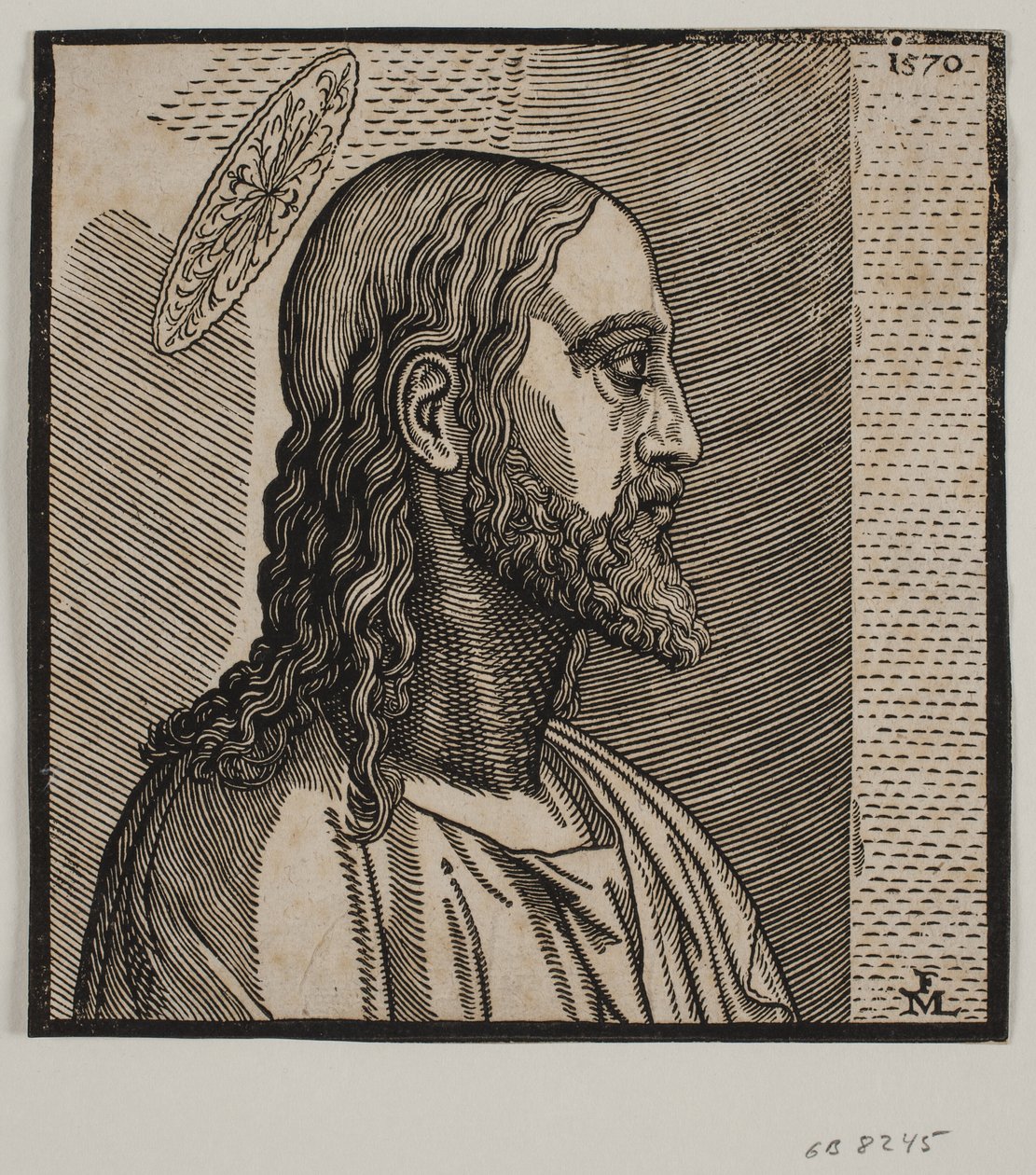 Portrait du Christ | Melchior Lorck | Estampe d'art