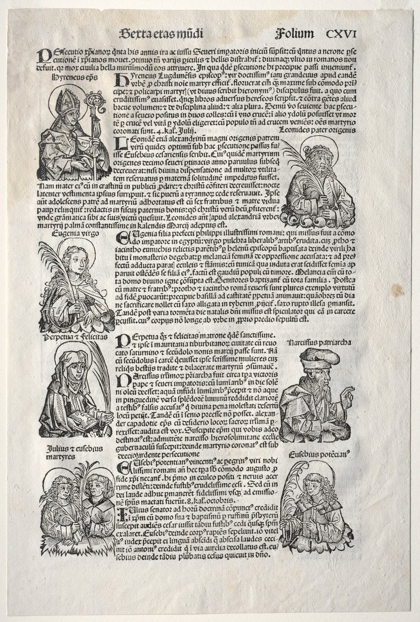 Chronique de Nuremberg, 1493. | Michael Wolgemut