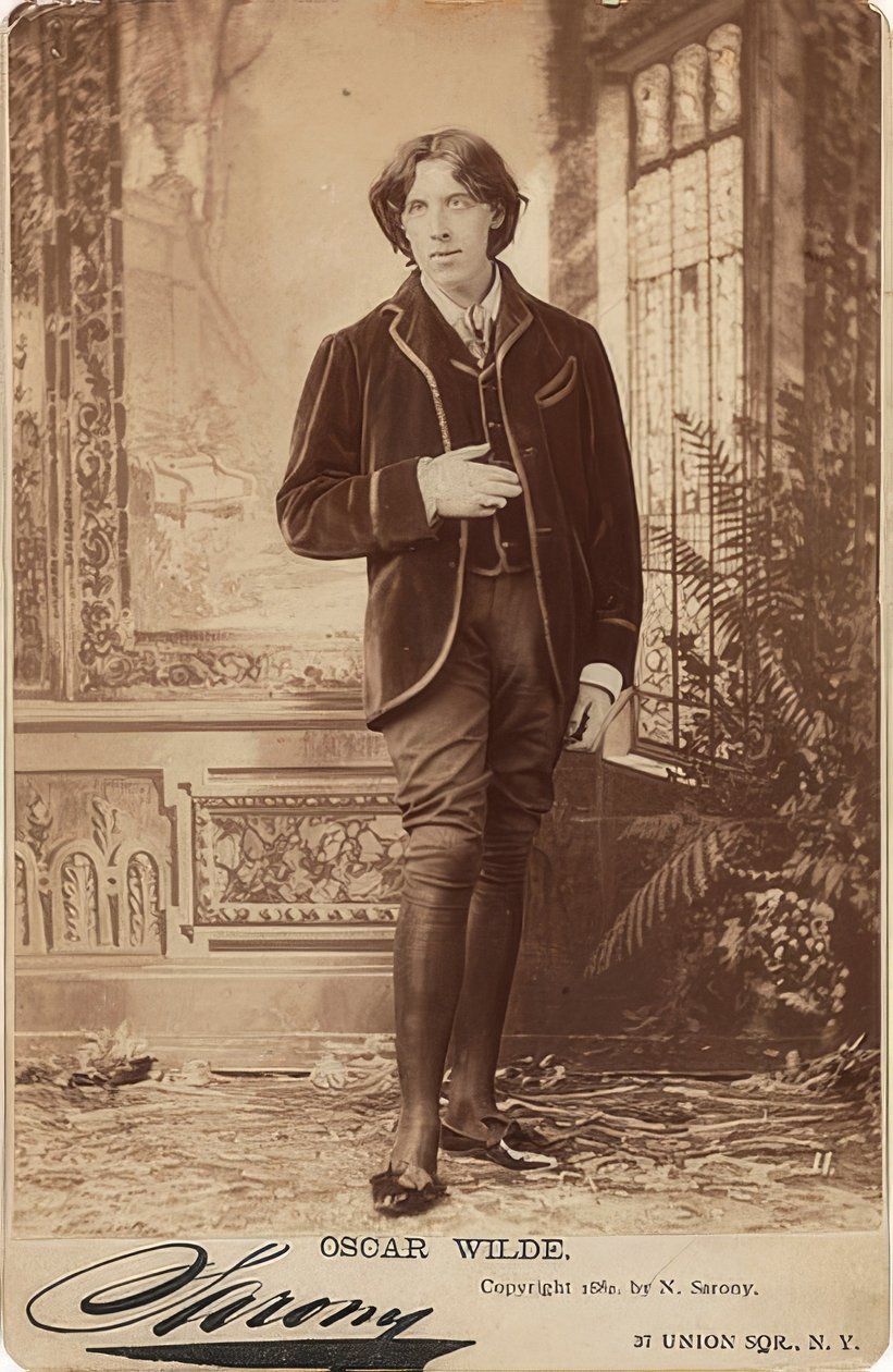Portrait d'Oscar Wilde (1854-1900). 1882 | Estampe d'art