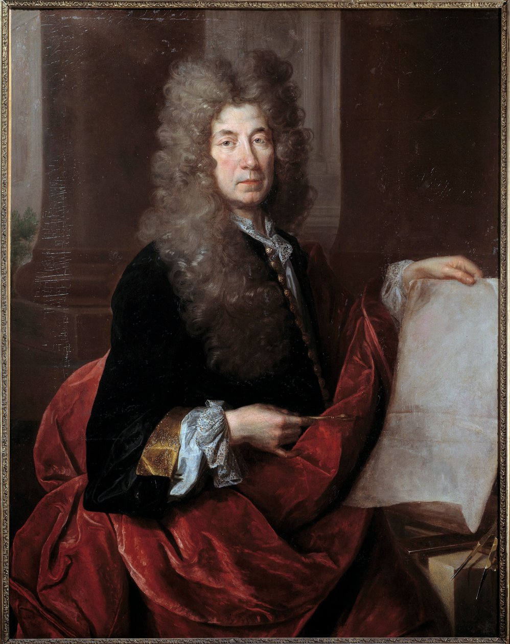 Portrait de Jules Hardouin Mansart | Estampe d'art