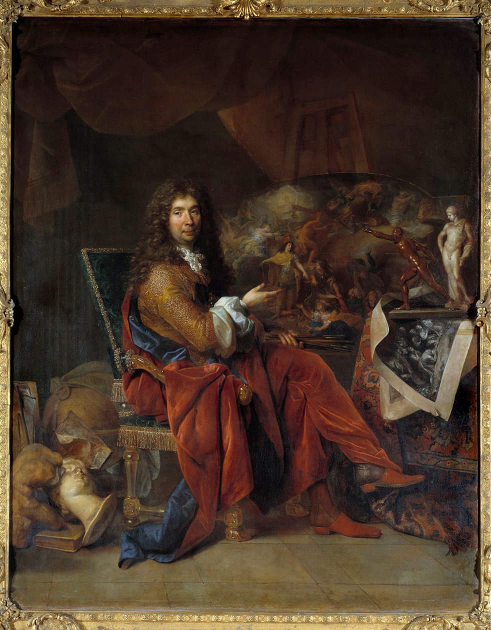 Portrait de Charles Lebrun, premier peintre du roi Louis XIV