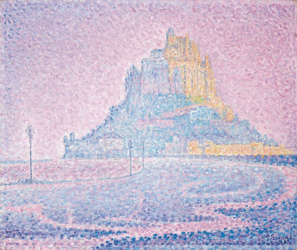 Mont Saint-Michel, brouillard et soleil, 1897