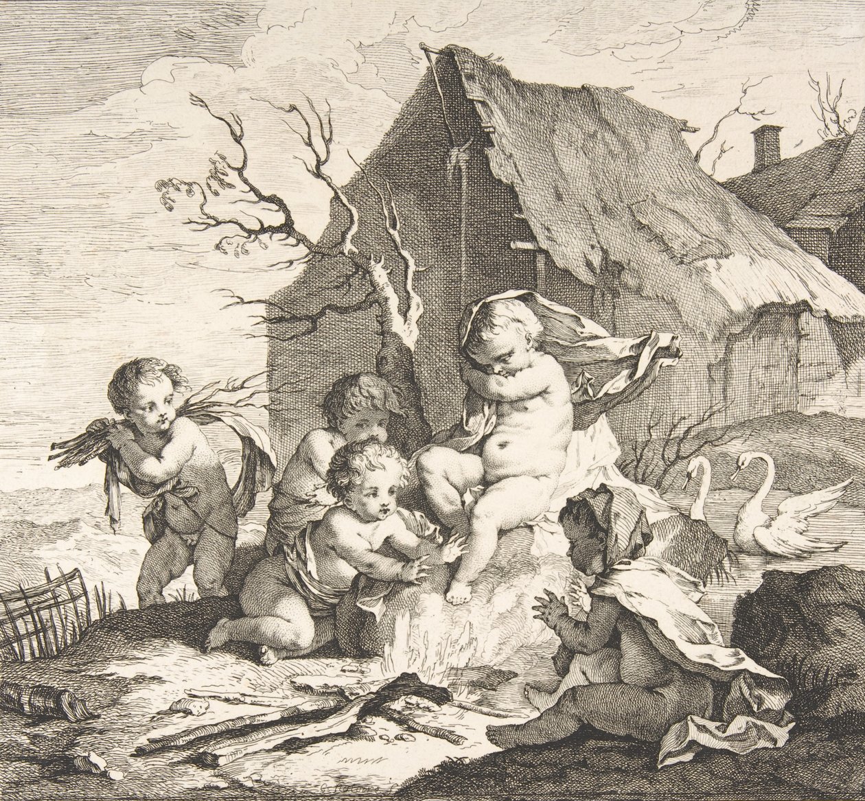 Hiver | Pierre-Alexandre Aveline | Estampe d'art