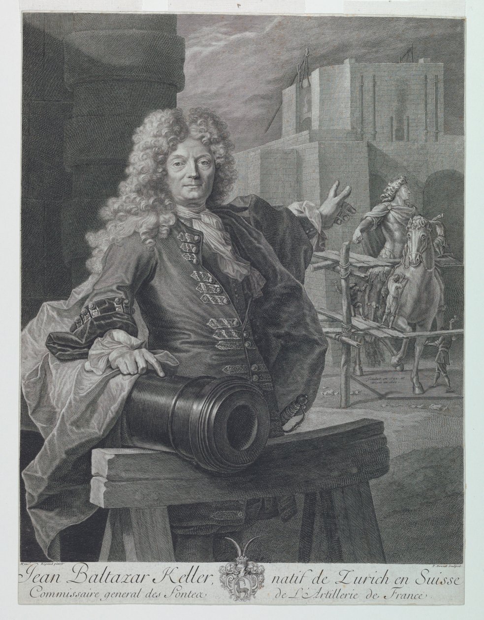 Portrait de Jean-Balthasar Keller | Pierre Drevet