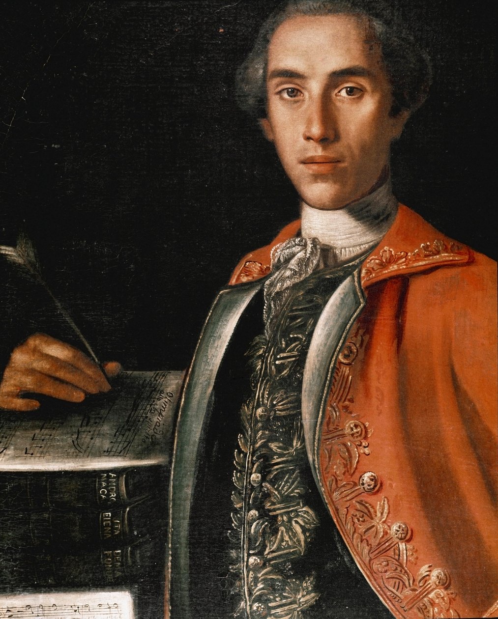 Portrait du compositeur italien Leonardo Leo (peinture par Pompeo Batoni)