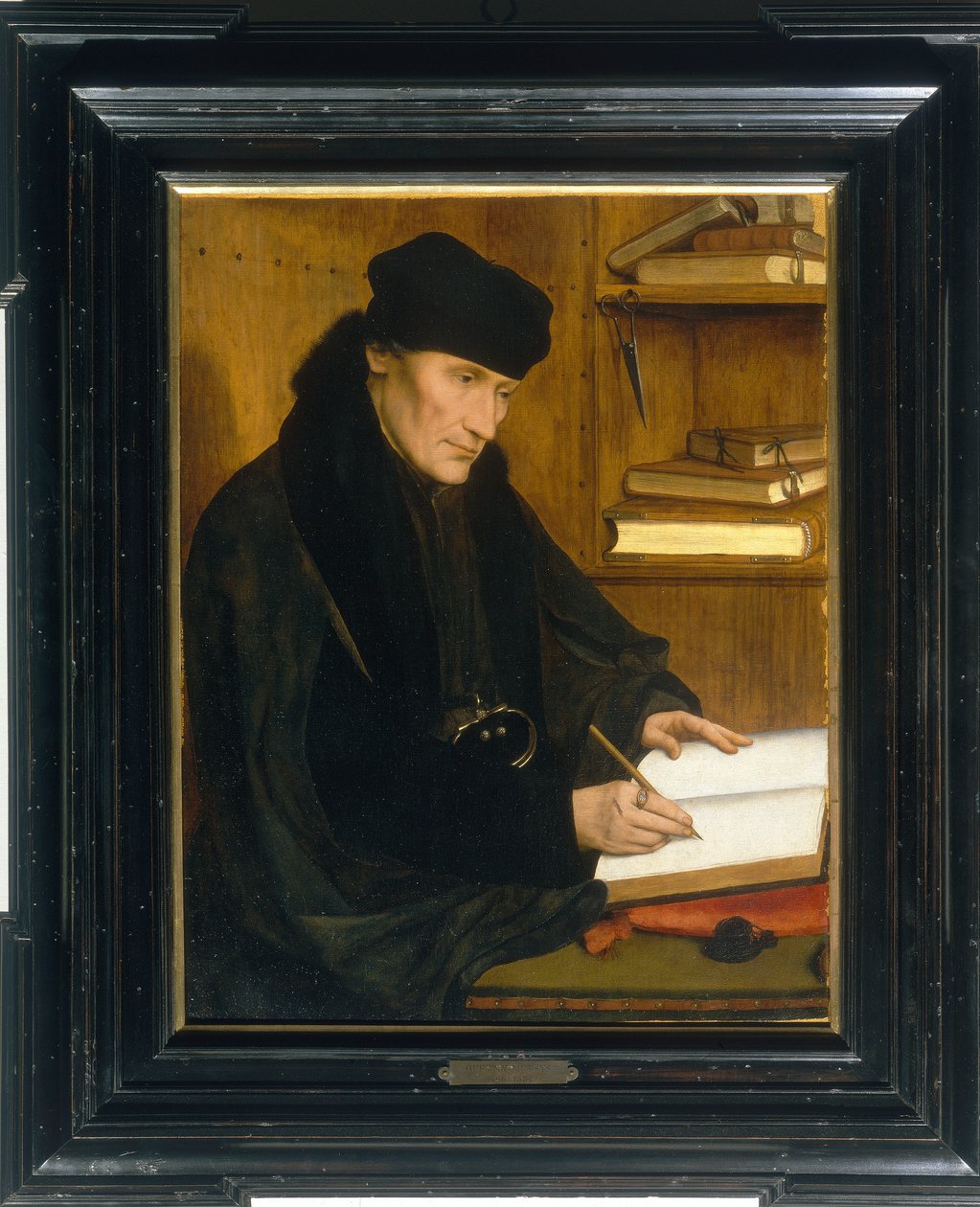 Portrait d'Érasme de Rotterdam | Quentin Massys or Metsys