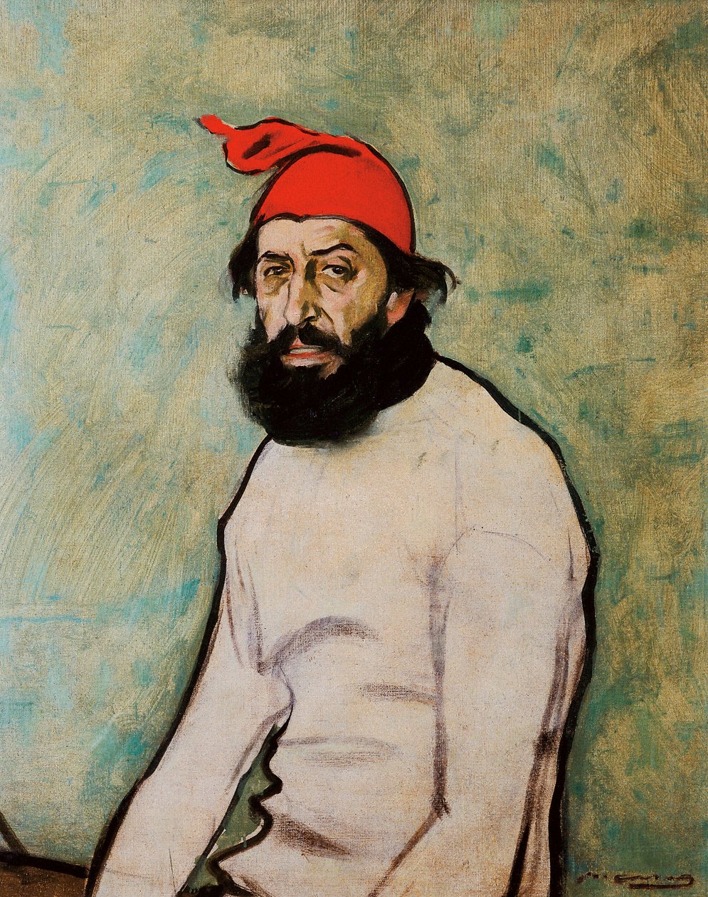 Portrait de Pere Romeu | Ramon Casas i Carbo | Estampe d'art