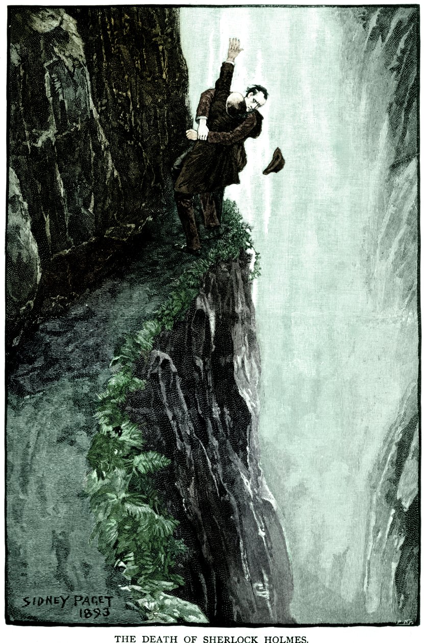 La mort de Sherlock Holmes, 1893 | Sidney Paget