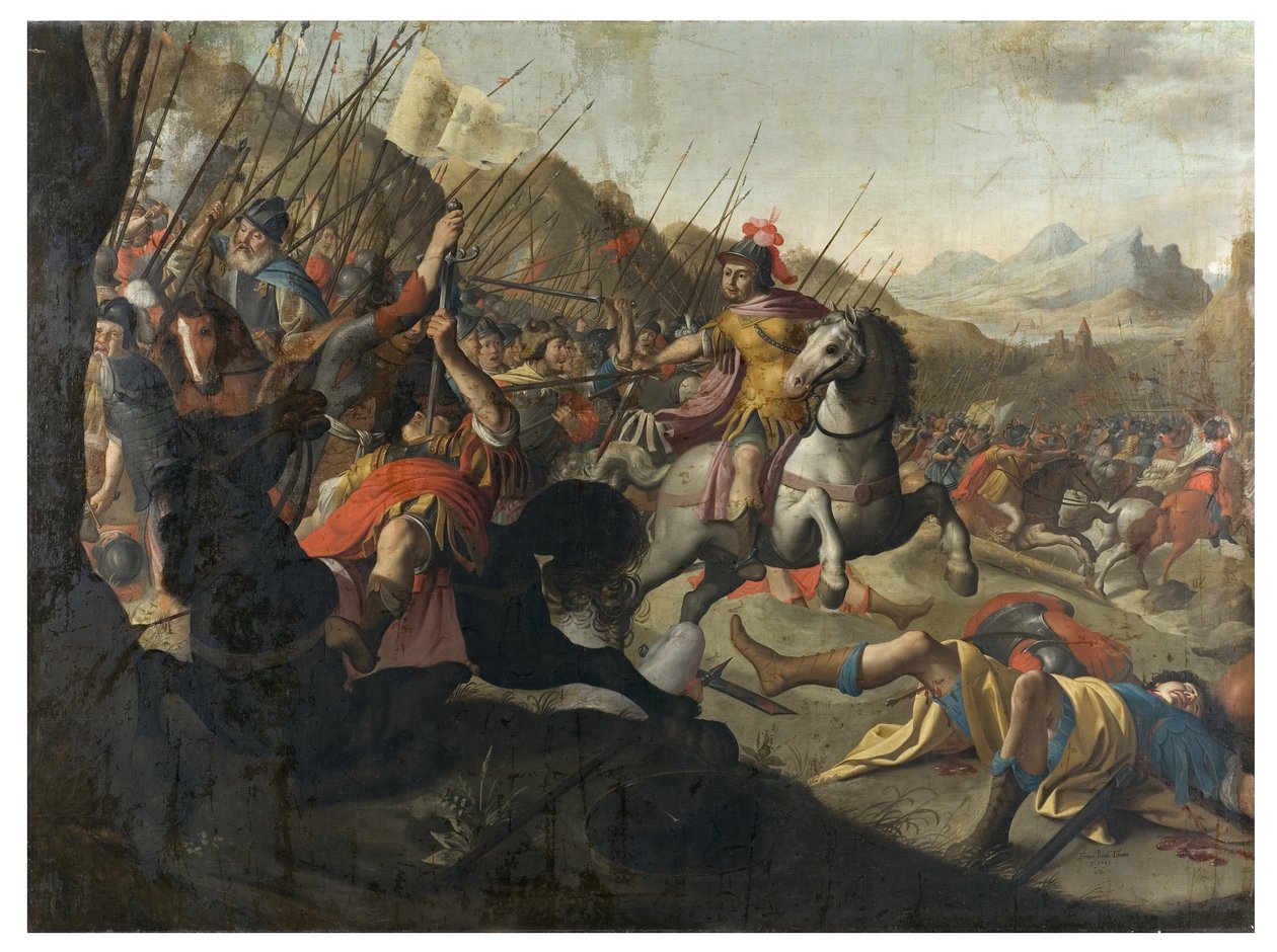 Une bataille romaine, 1641 | Simon Peter Tilemann