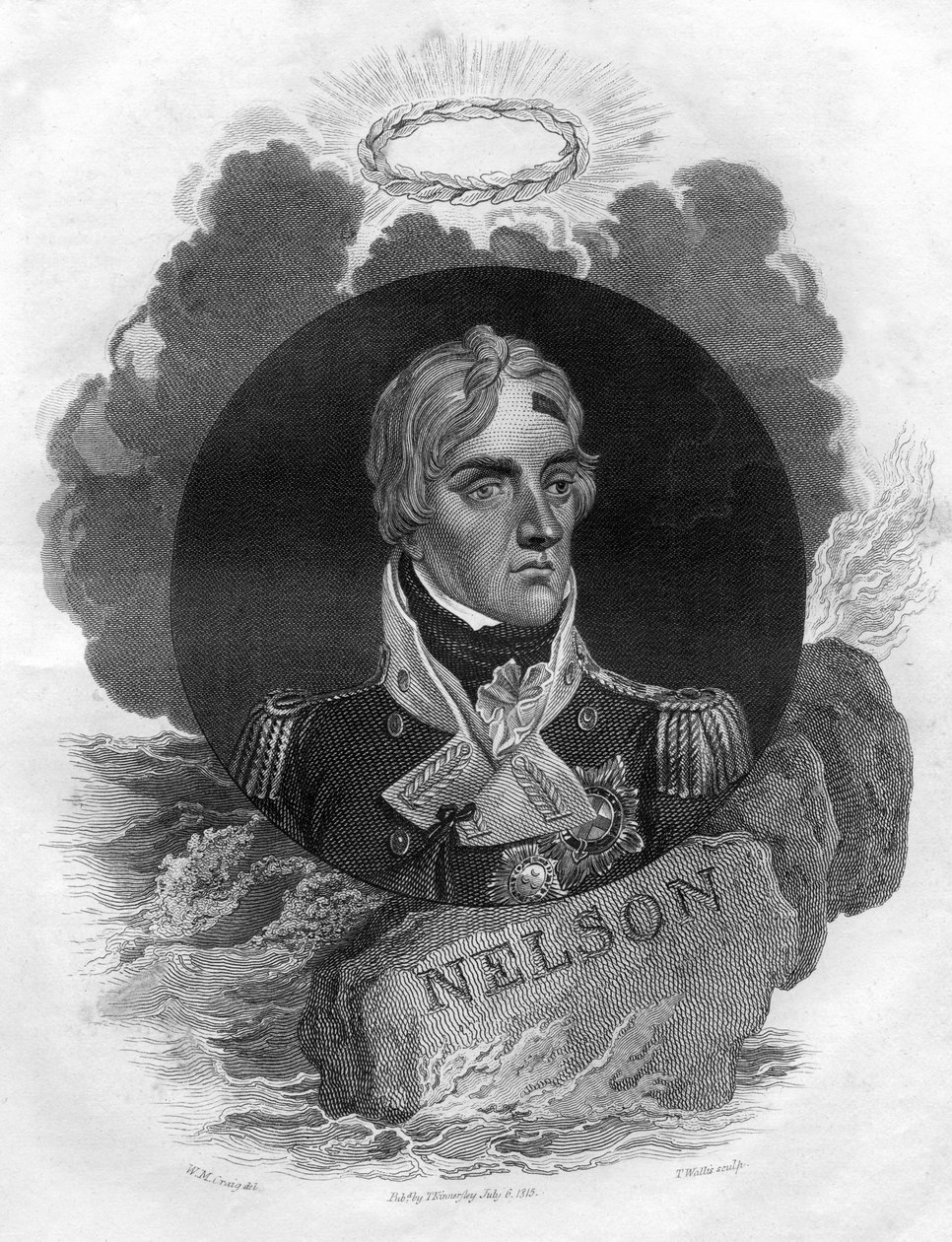 Lord Horatio Nelson, commandant naval anglais, 1816
