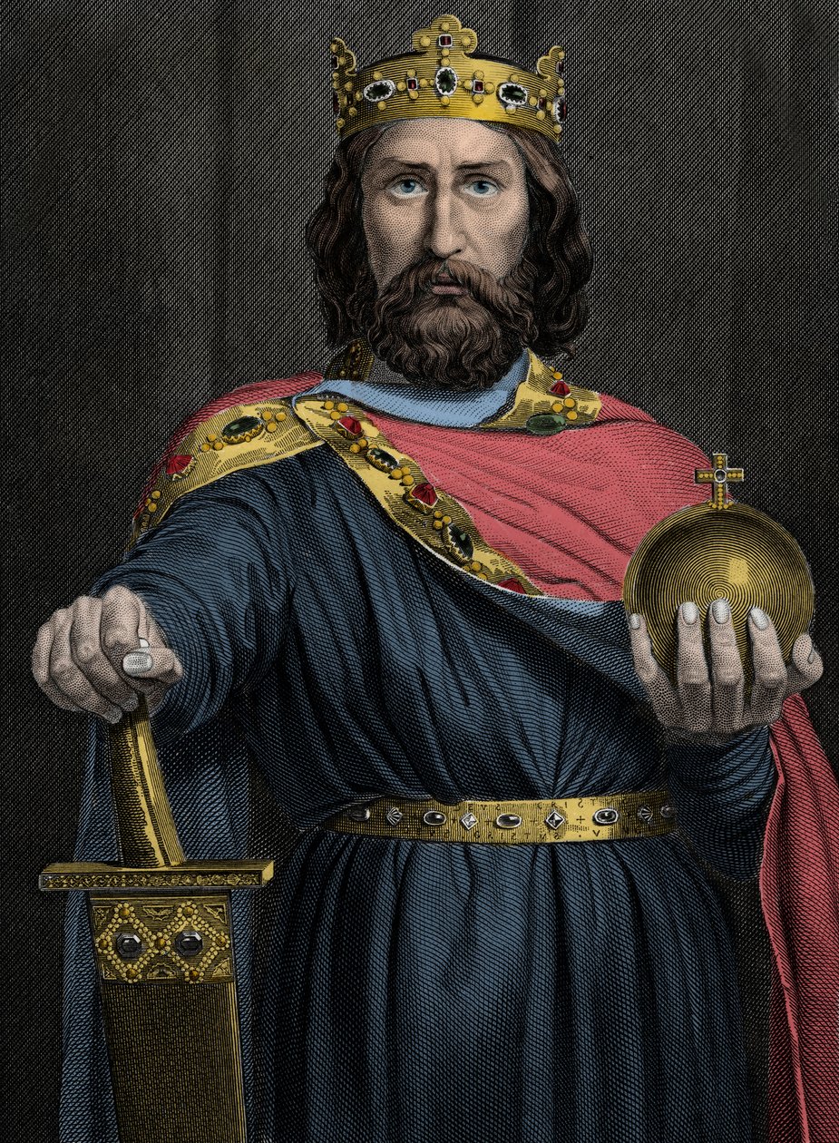Charlemagne (Charles Ier dit le Grand, Carolus Magnus, 742-814), Roi ...