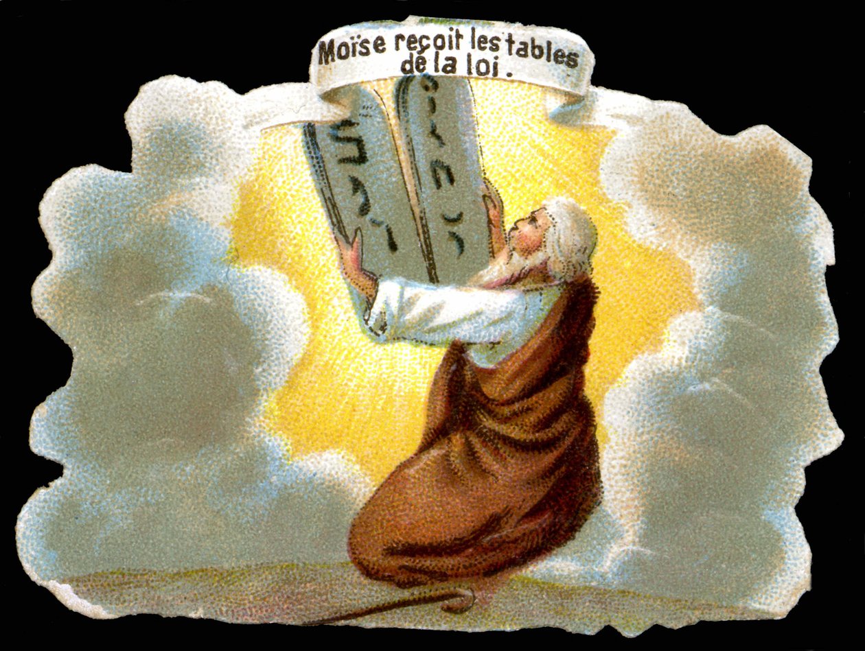 Tablettes Des 10 Commandements Clipart